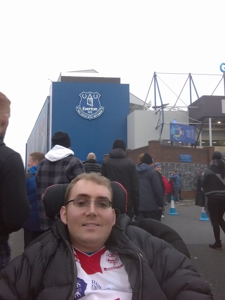 Everton V Lincoln at Goodison Park - The Life Quadriplegic