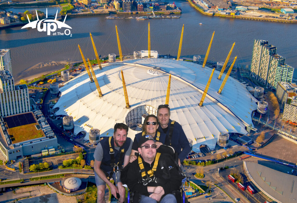 Up at the O2 Wheelchair Climb - The Life Quadriplegic